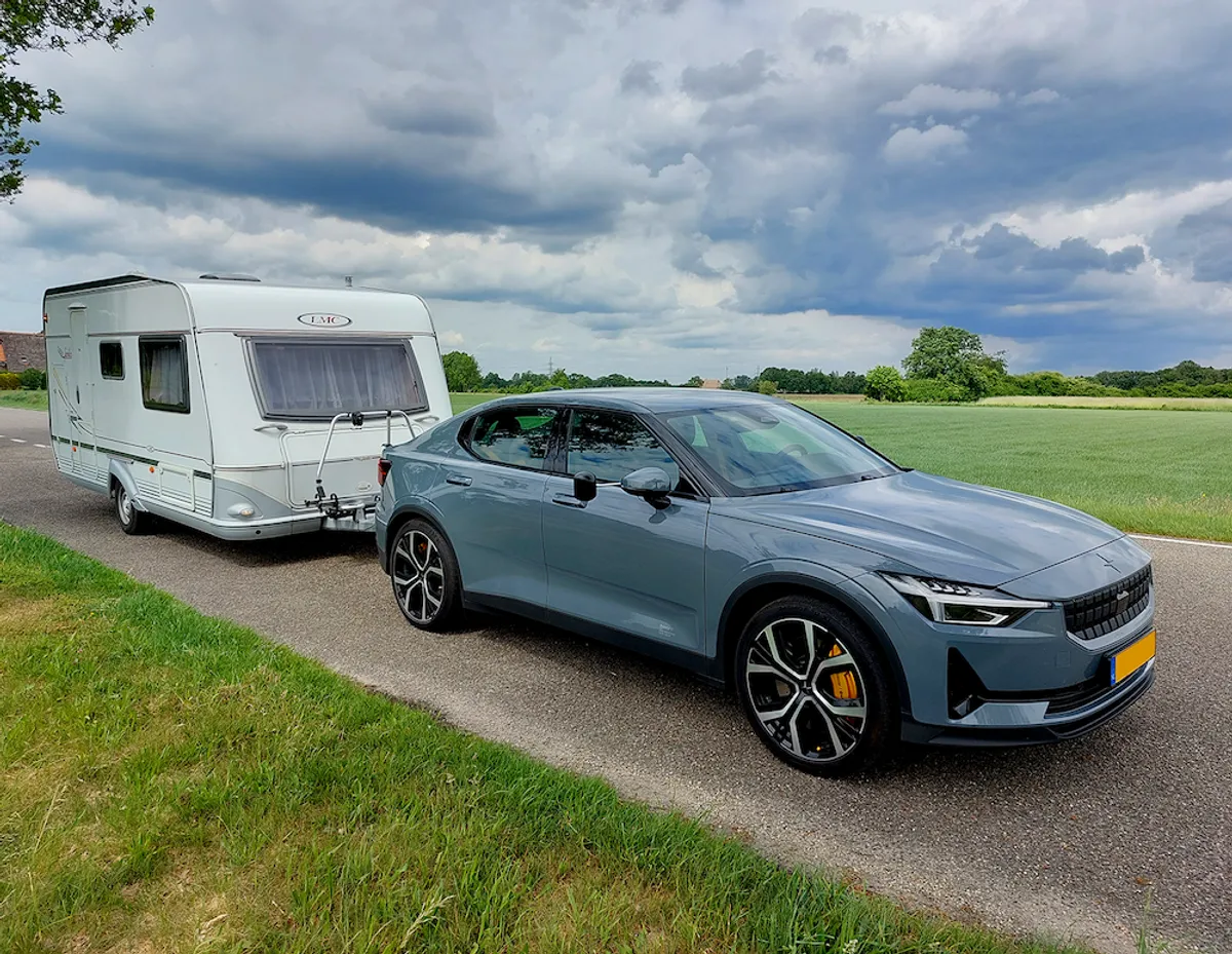 Test elektrische auto mét caravan | Mobility Service